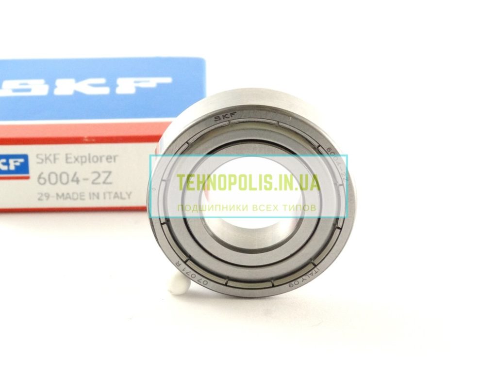 Купить подшипник 6004 2Z SKF в Украине. Цена, оригинал, размер!
